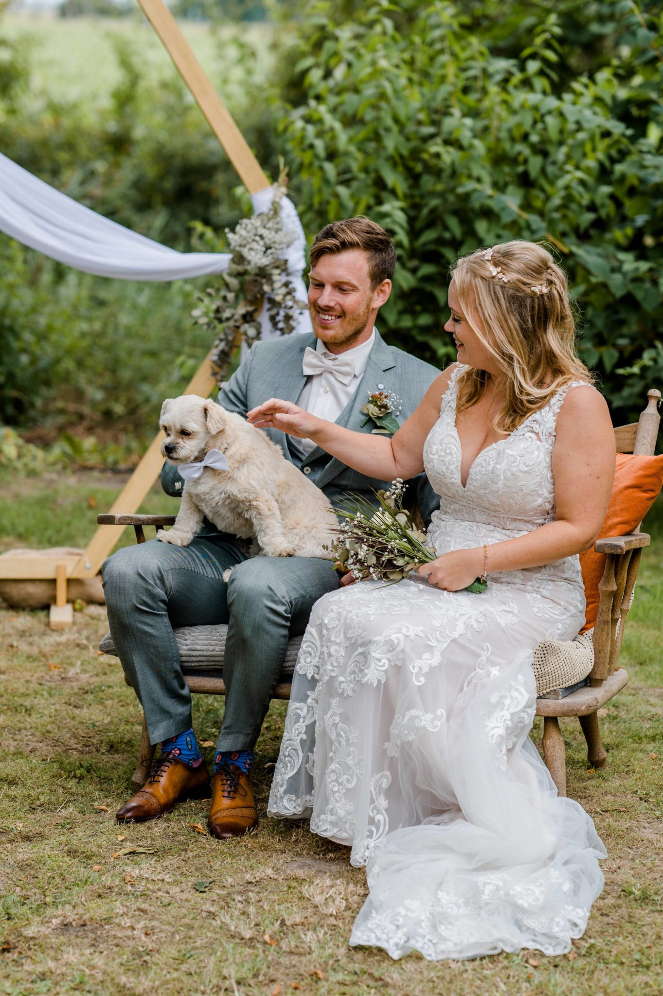Jacob & Tamara | Trouwen in de achtertuin | Boerderij Groningen ...